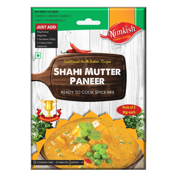 Shahi Mutter Paneer Masala (30*2) – Dera Farms
