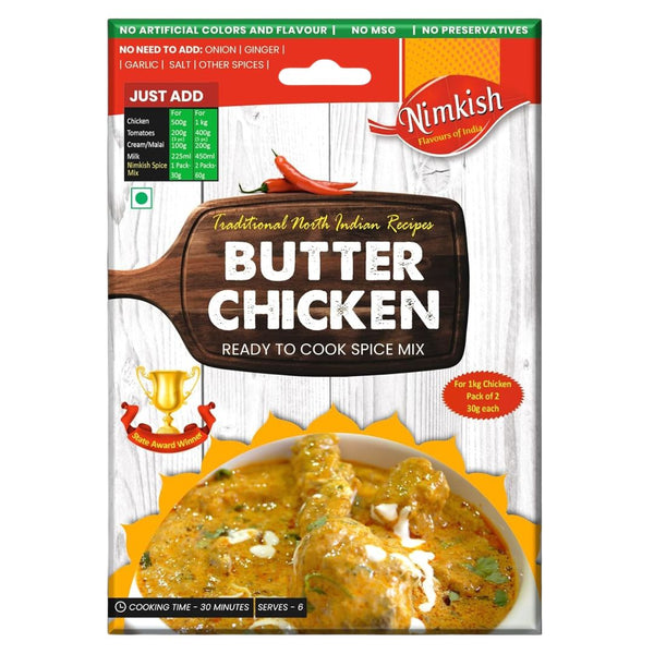 Butter Chicken Masala 60g Twin Pack – Dera Farms